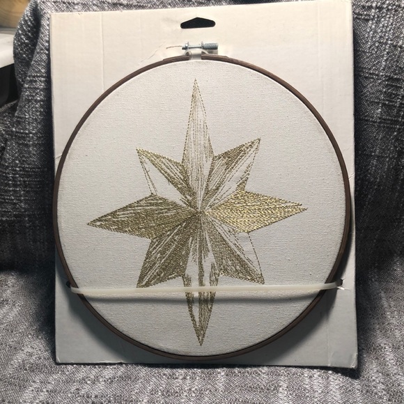 Target | Wall Decor | Nwt Target Embroidery Hoop Wall Decor Star | Poshmark